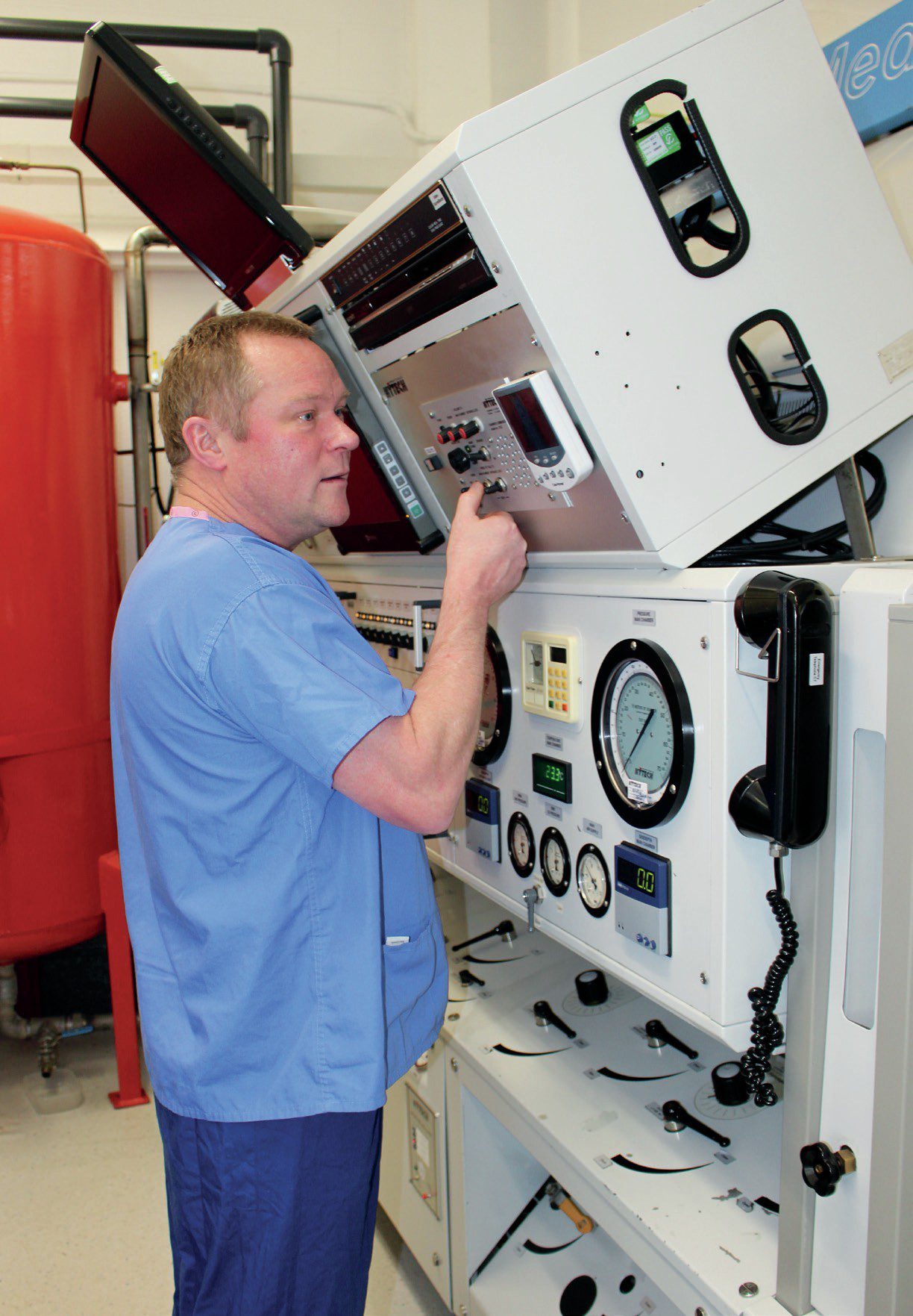 Behind the scenes of the Midlands Diving Chamber