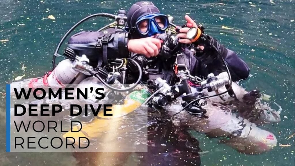 New Women's Deep Dive World Record | #scuba #worldrecord ...