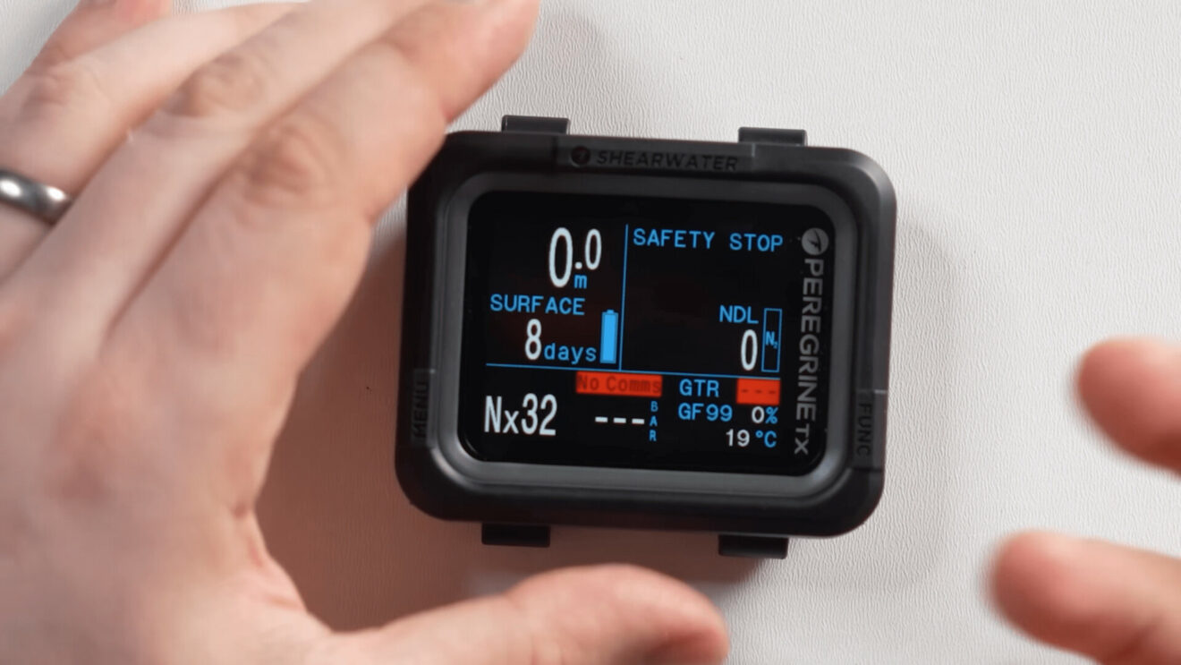 Introducing the Shearwater Peregrine TX: The Ultimate Air-Integrated Dive Computer