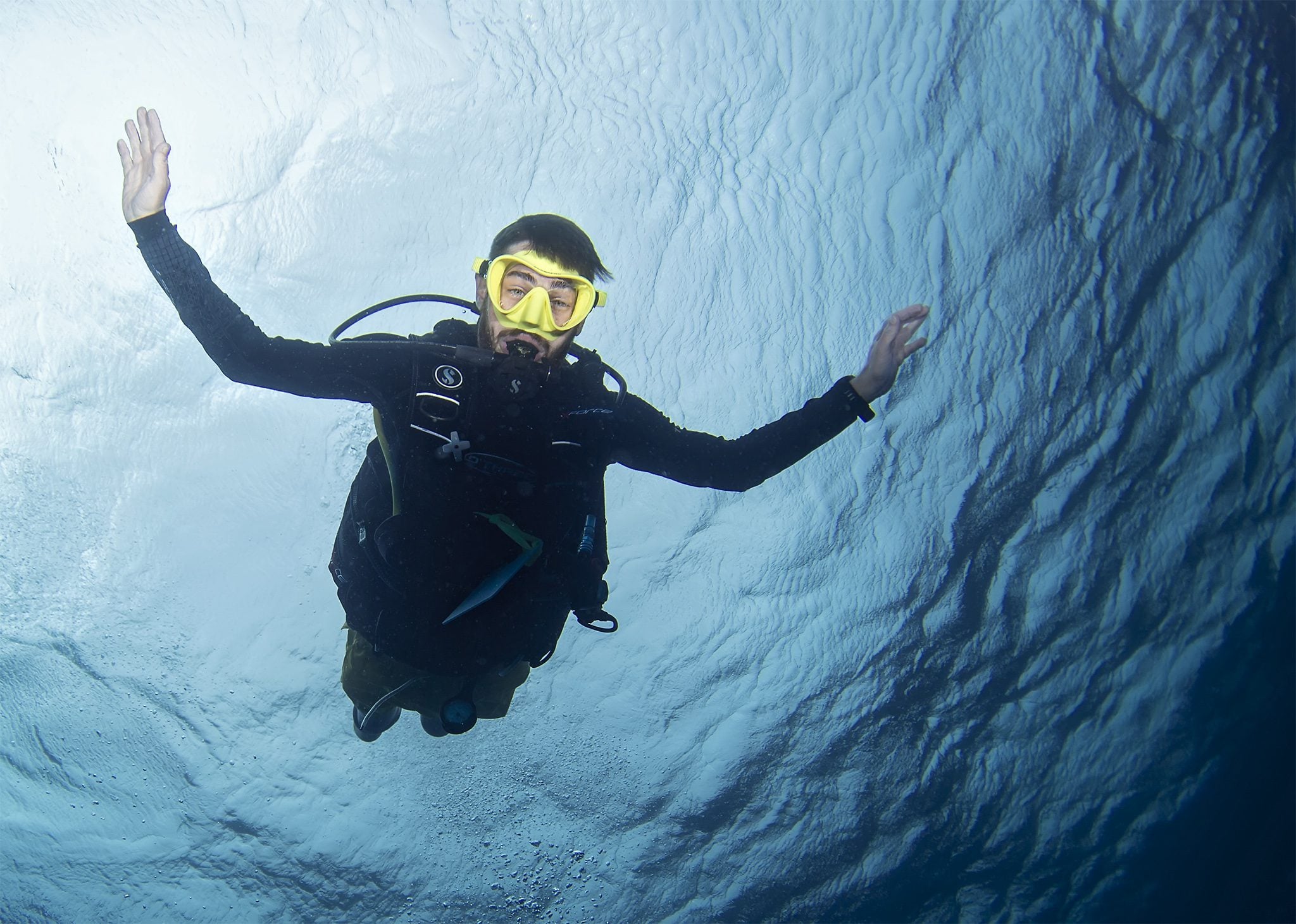 Adaptive teaching for scuba diving