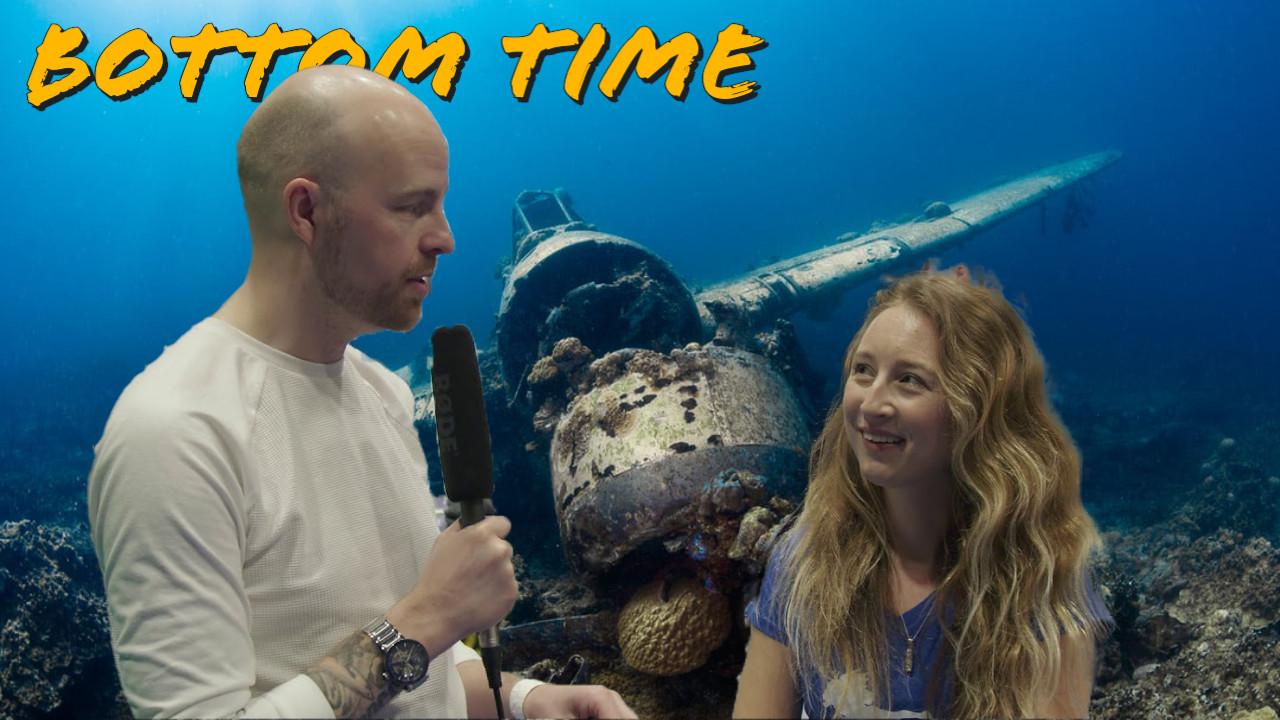 Bottom Time - Lauren Aston from Girls That Scuba is on the hotspot