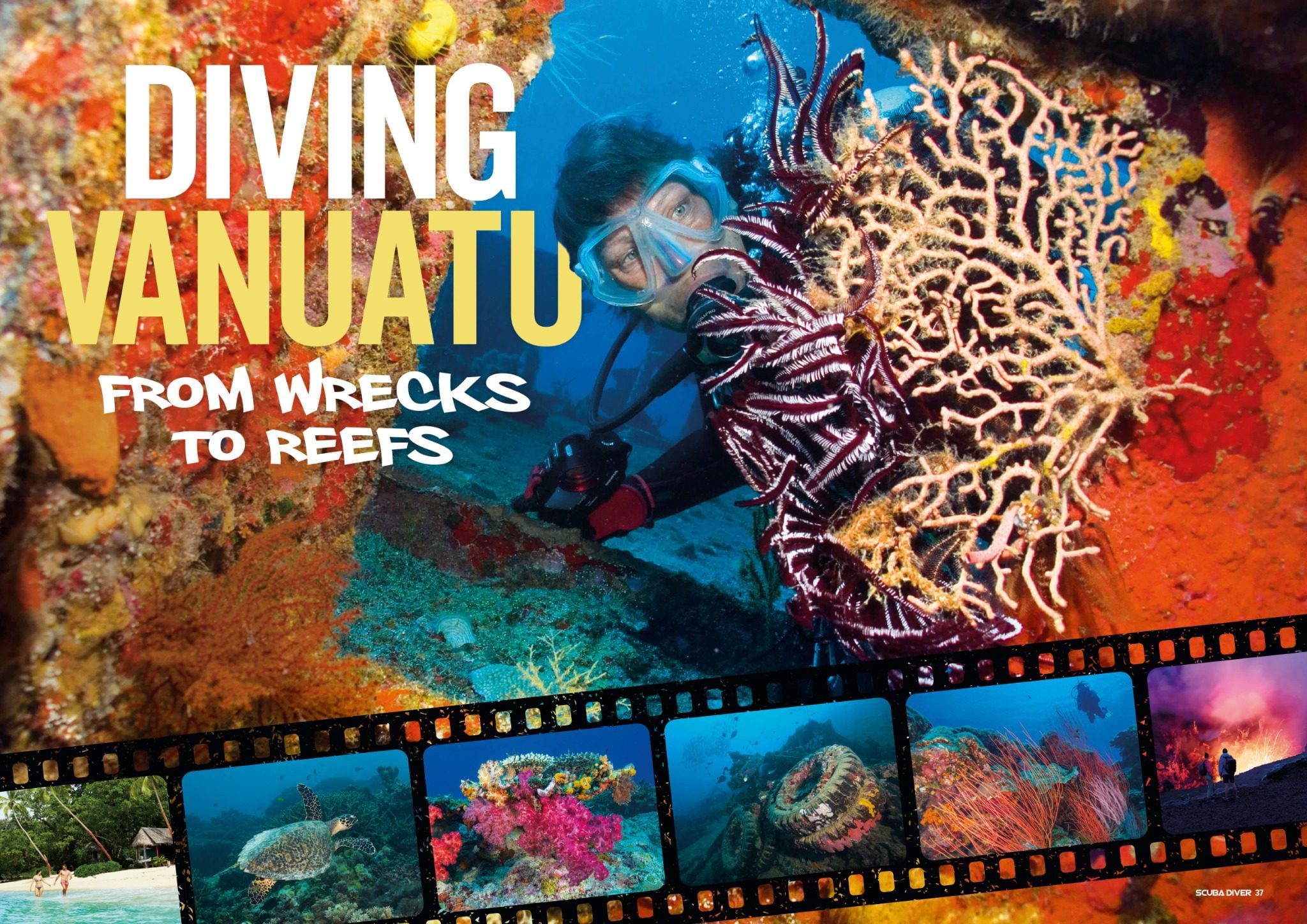 A Diver's Guide to Vanuatu’s Rich Coral Reefs and Wrecks"