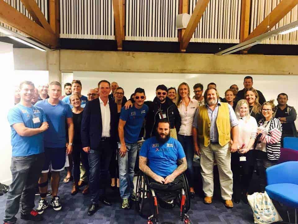Deptherapy team visits PADI headquarters in Bristol
