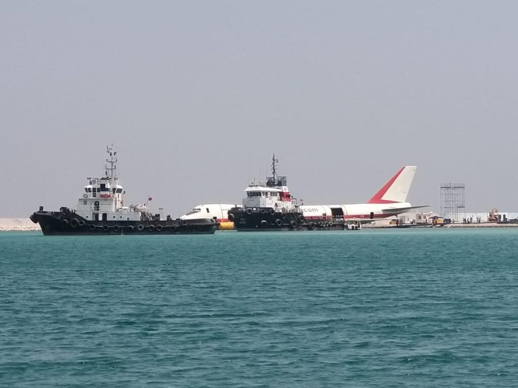 Boeing 747 being sunk off Bahrain as ‘ultimate underwater theme park’