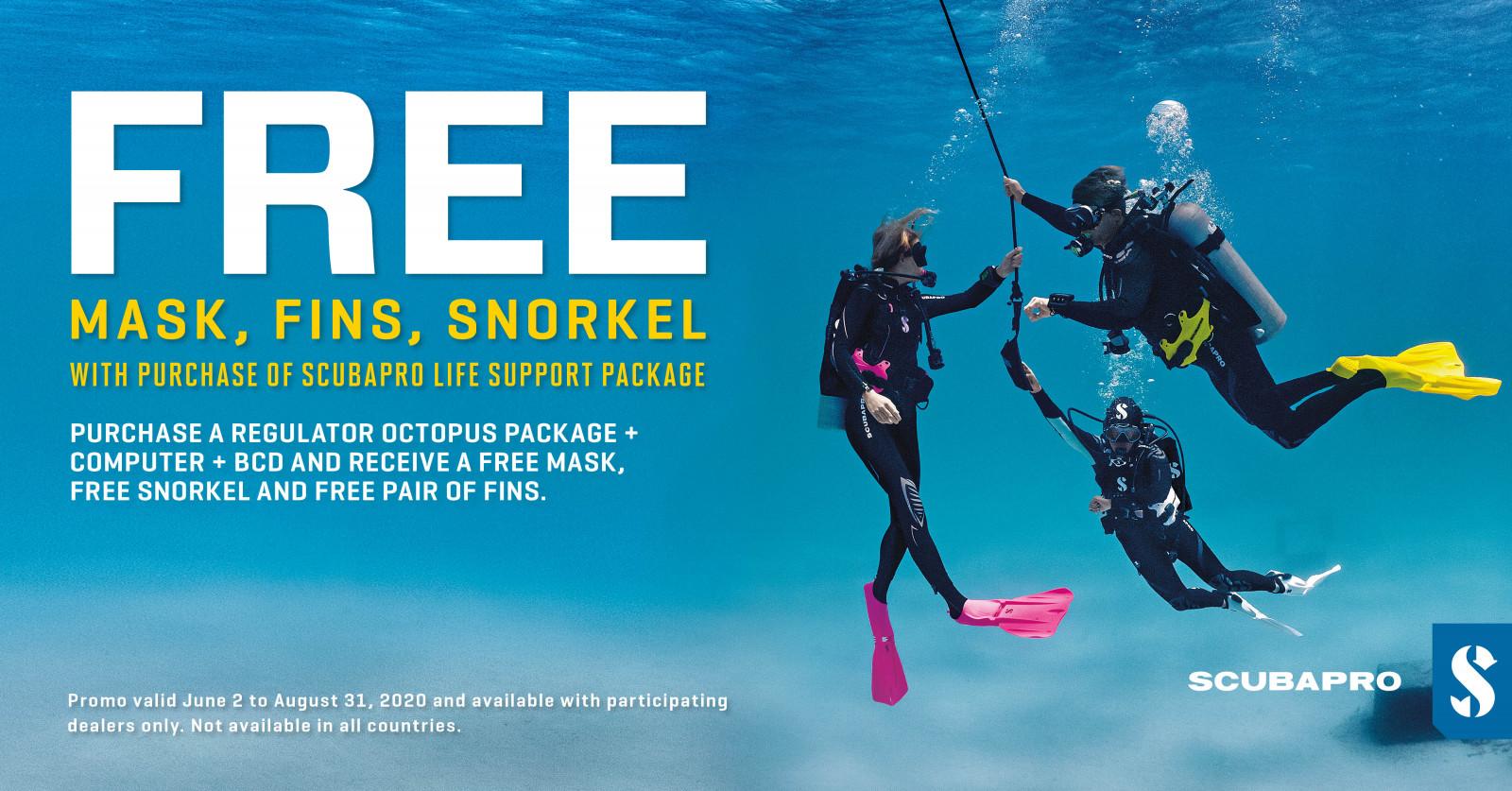 Scubapro launches free MFS package