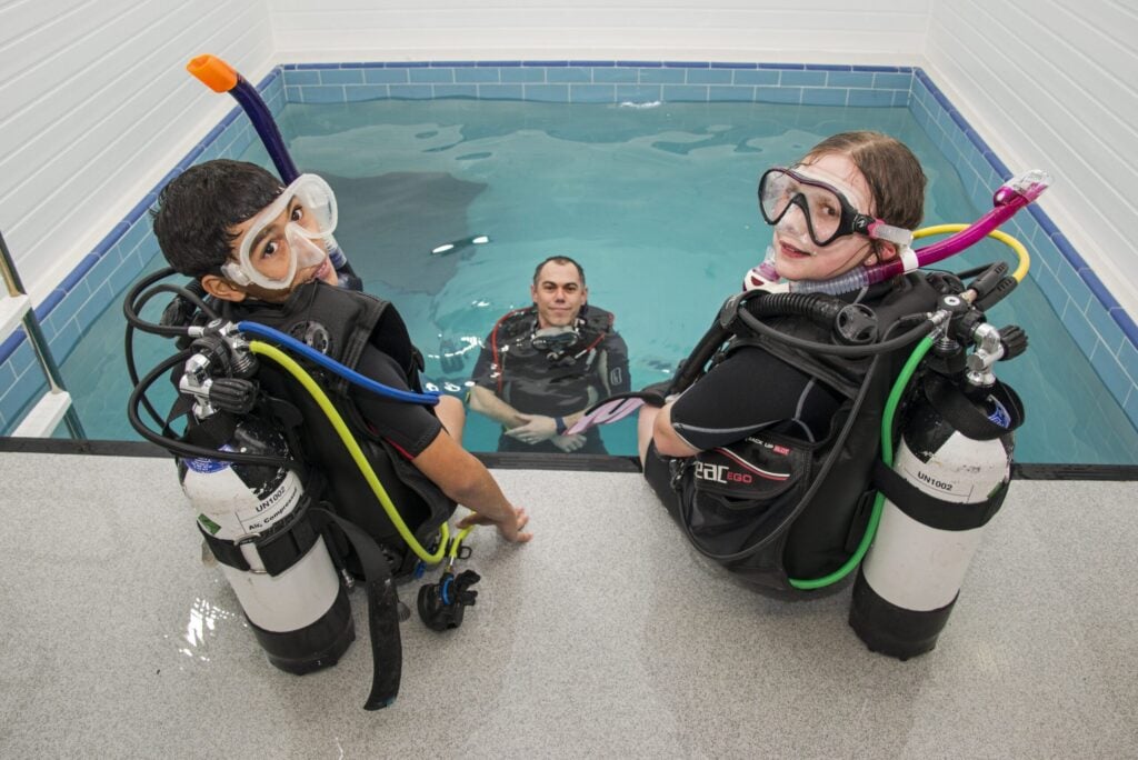 New training pool at Poole Diving
