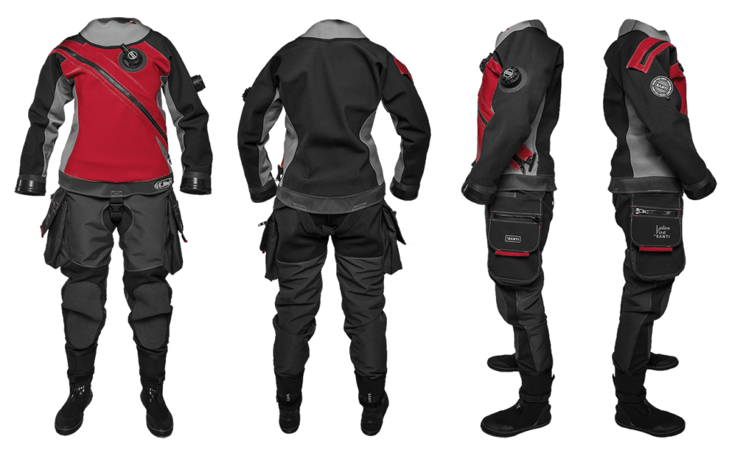 Santi Diving introduces new colour scheme for drysuits - Scarlet