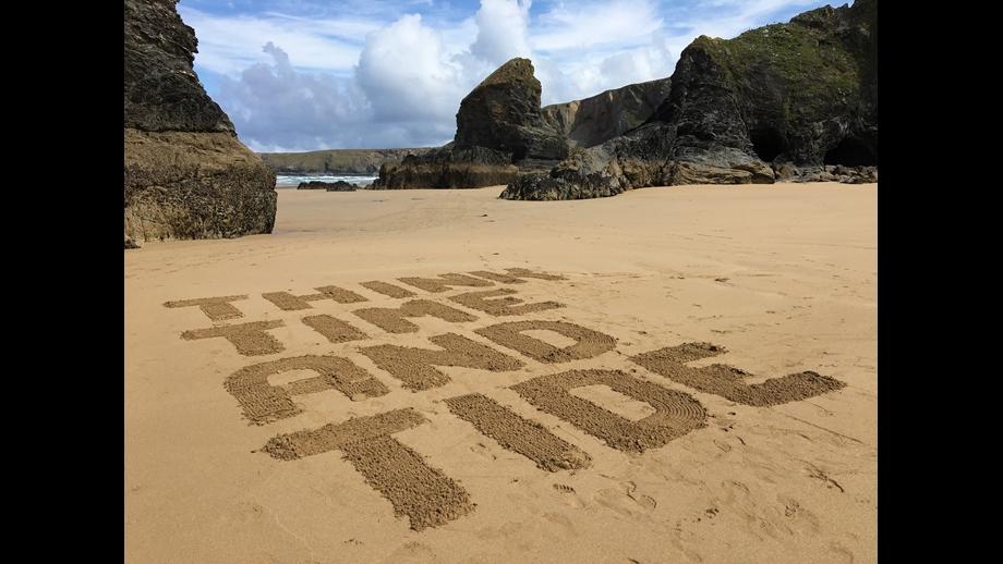 RNLI 'sand art' nominated for design award