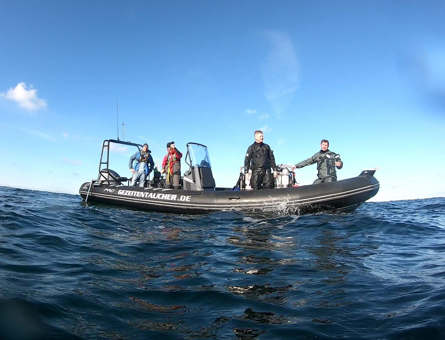North Sea divers find WW2 shipwreck that kept burning