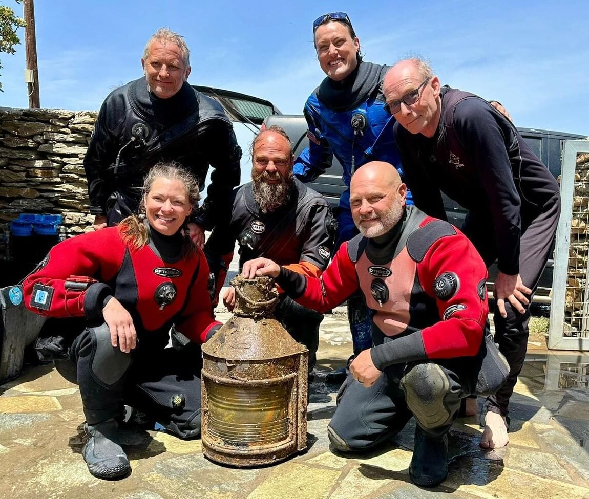 Never-before-seen Britannic dive footage released