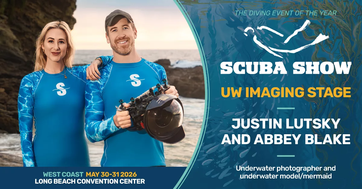 Underwater portrait photography with Justin Lutsky and Abbey Blake